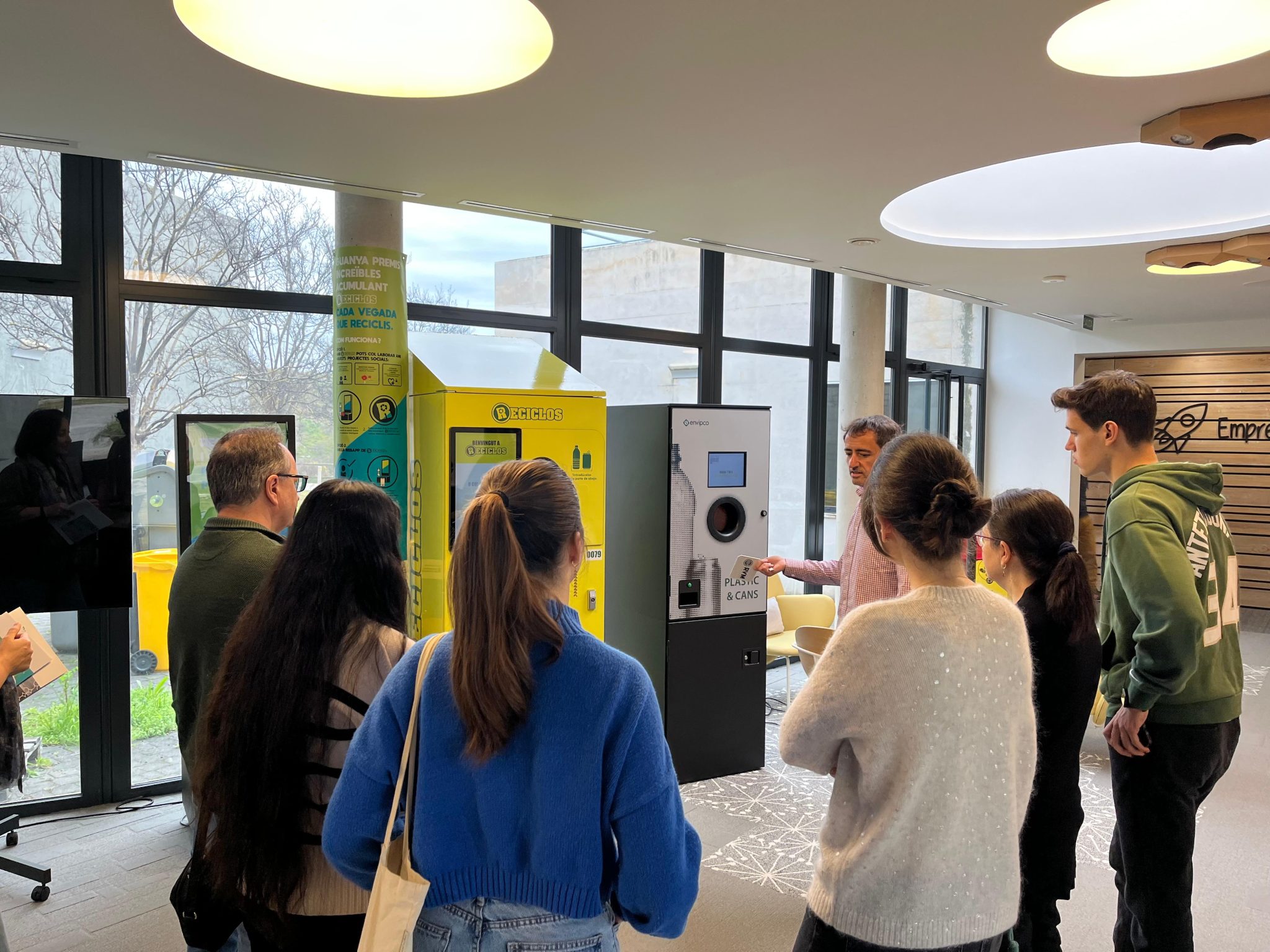 Visita Economía Circular Campus Íberus a The Circular Lab